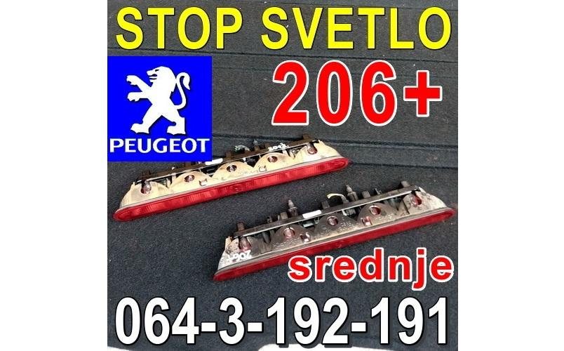 STOP SVETLO srednje treće Pežo 206 + Peugeot 2011. godište