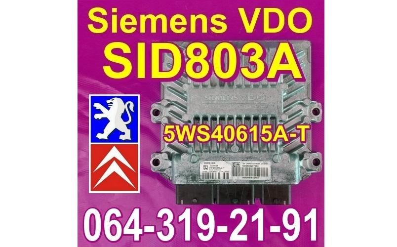 KOMPJUTER Siemens VDO SID803A Pežo 5WS40615A-T Citroen