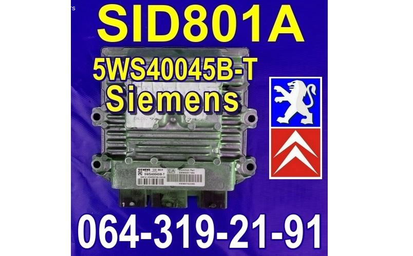 KOMPJUTER Siemens SID801A Pežo Peugeot 5WS40045B-T Citroen