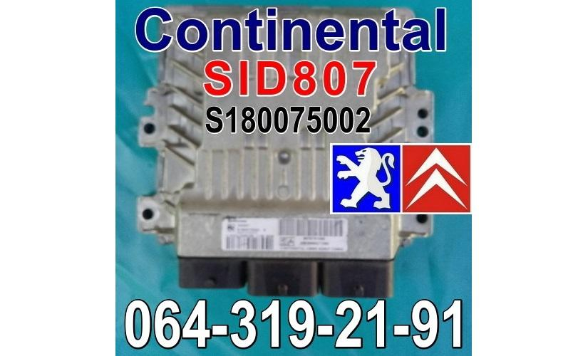 KOMPJUTER Continental SID807 Pežo Peugeot S180075002 Citroen