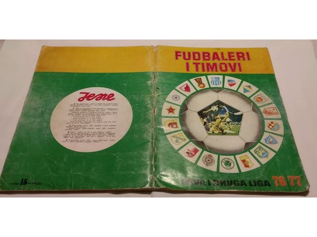 Fudbaleri i Timovi 1976/77 - PUN Album