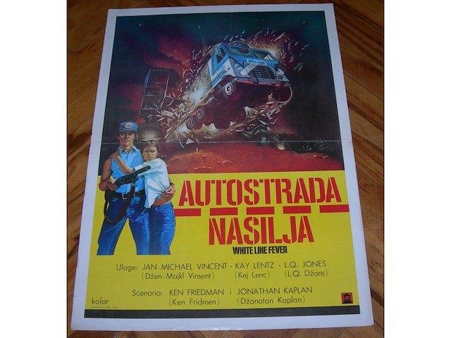 Autostrada nasilja(Jean-Michael Vincent)-filmski plakat