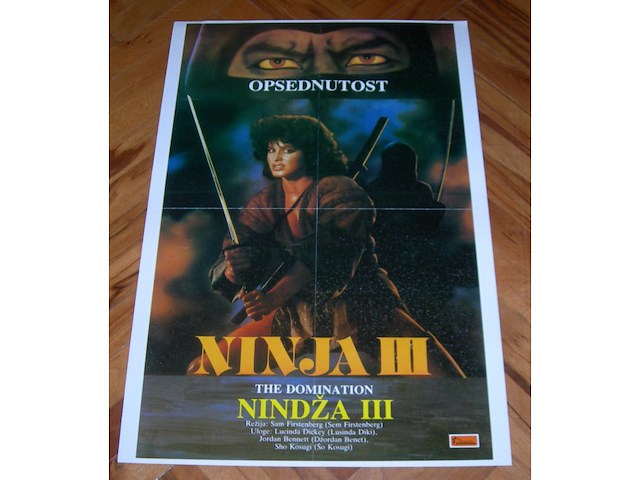 Nindža III Opsednutost - filmski plakat