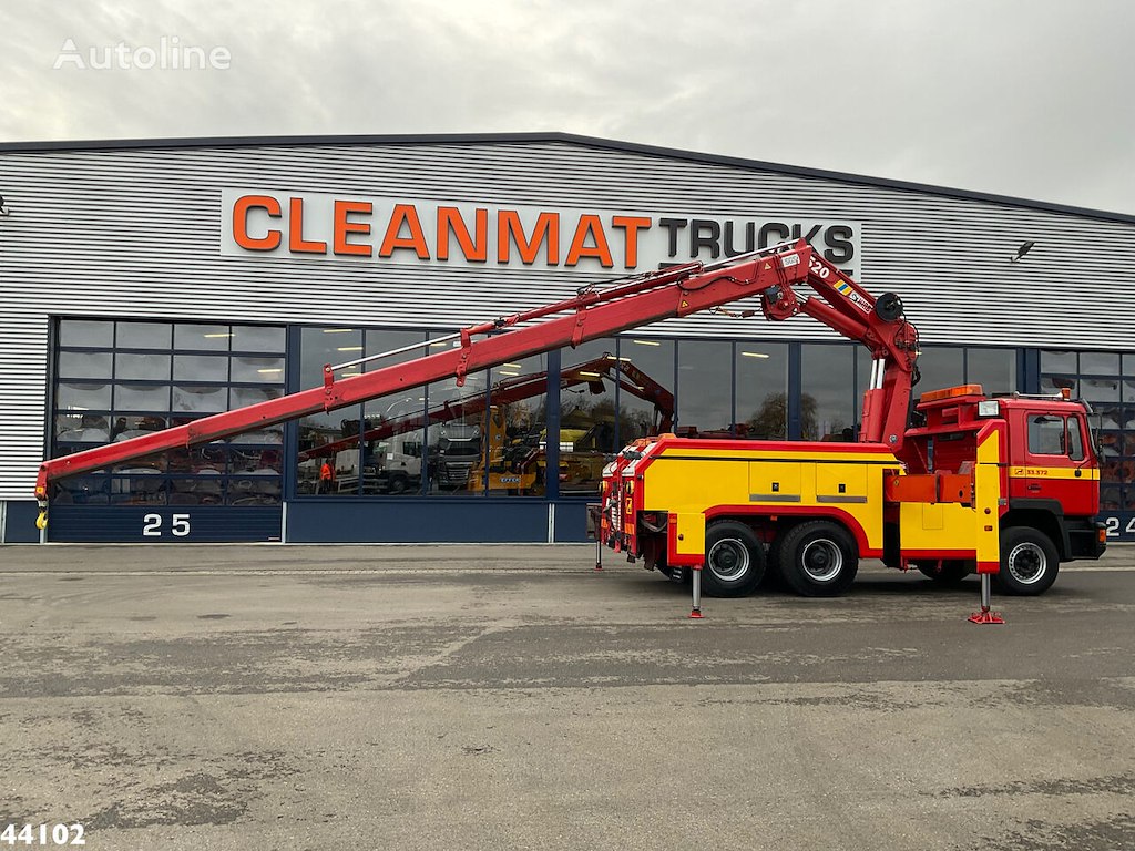 MAN 33.372 DF Hiab 52 Tonmeter laadkraan Bergingswagen Just 66.038 k šlep auto