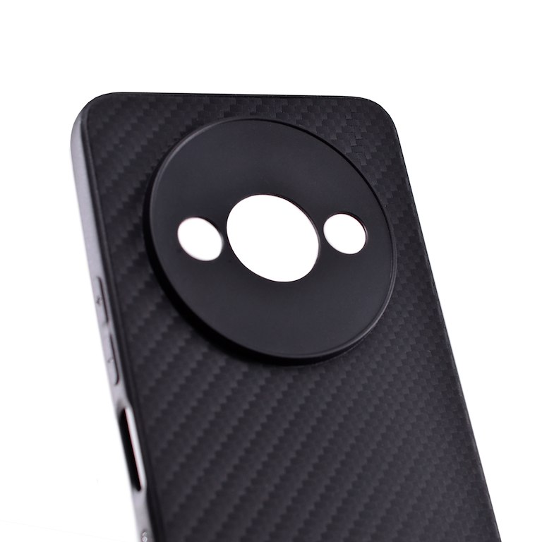 TPU CARBON 0,3mm za Redmi A3 (black)