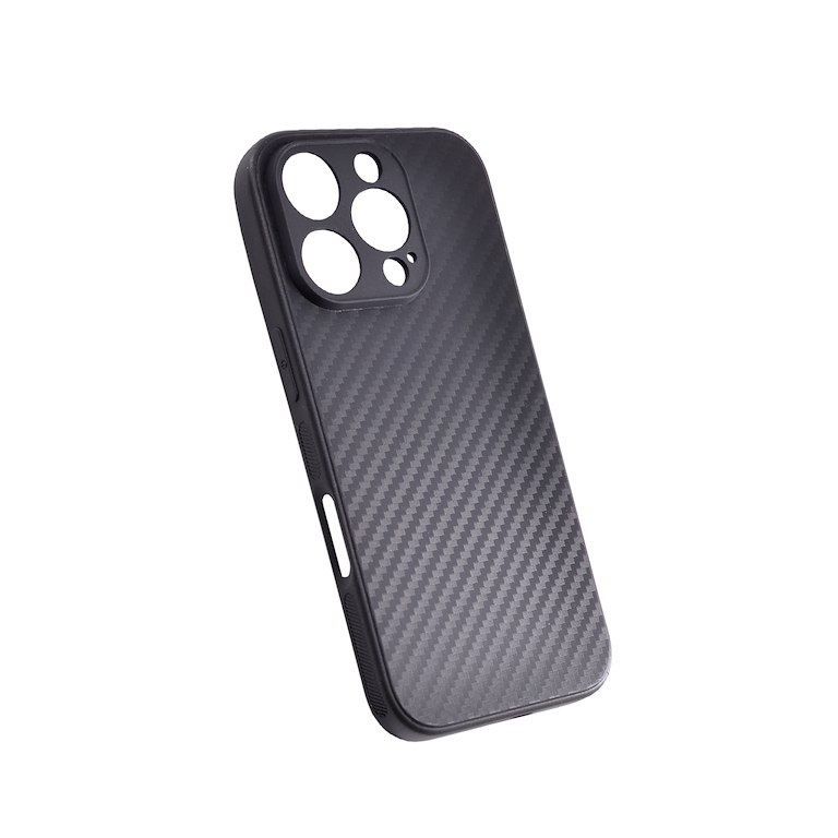 TPU CARBON 0,3mm za iPhone 16 Pro (6.1") black