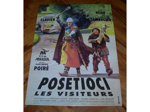 Posetioci (Jean Reno) - filmski plakat