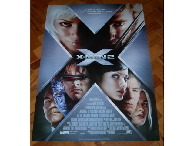 X-men 2 (Patrick Stewart) - filmski plakat