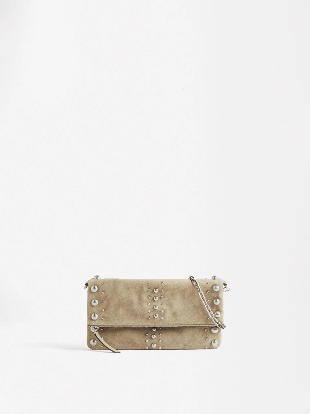 Studded Leather Shoulder Bag