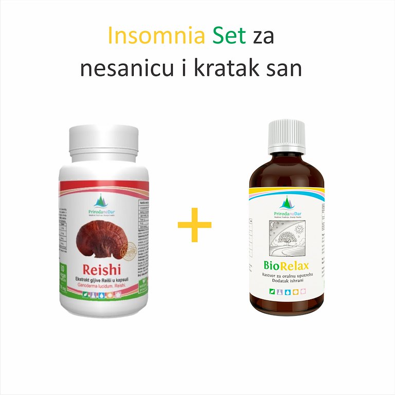 Insomnia Set za hroničnu nesanicu
INSOMNIA SET REŠAVA NESANICU