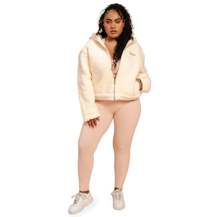 Ženska jakna Hoodie Bliss Ivory - BeastPink