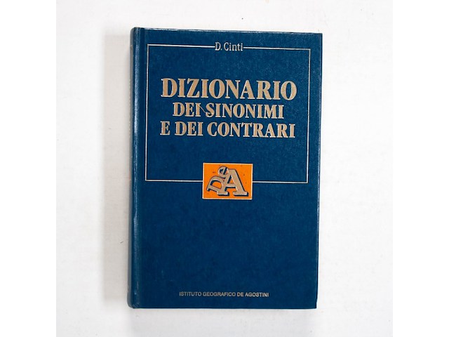 Dizionario dei sinonimi e dei contrari, Decio Cinti