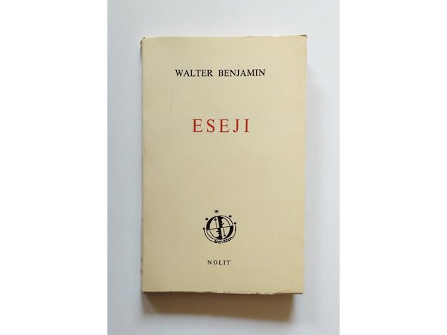 ESEJI - Walter Benjamin