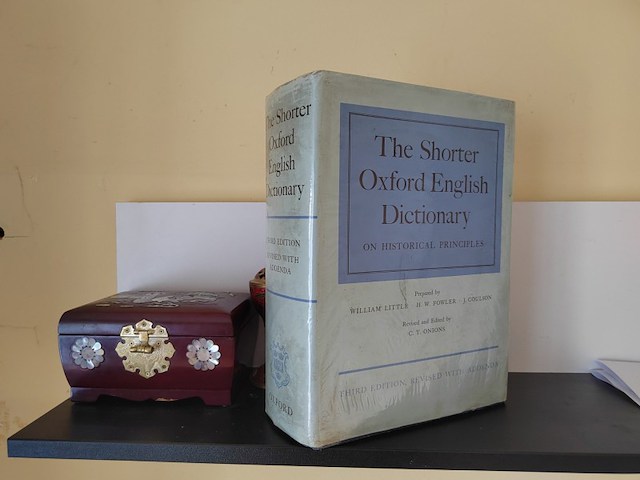 The Shorter Oxford English Dictionary On Historical