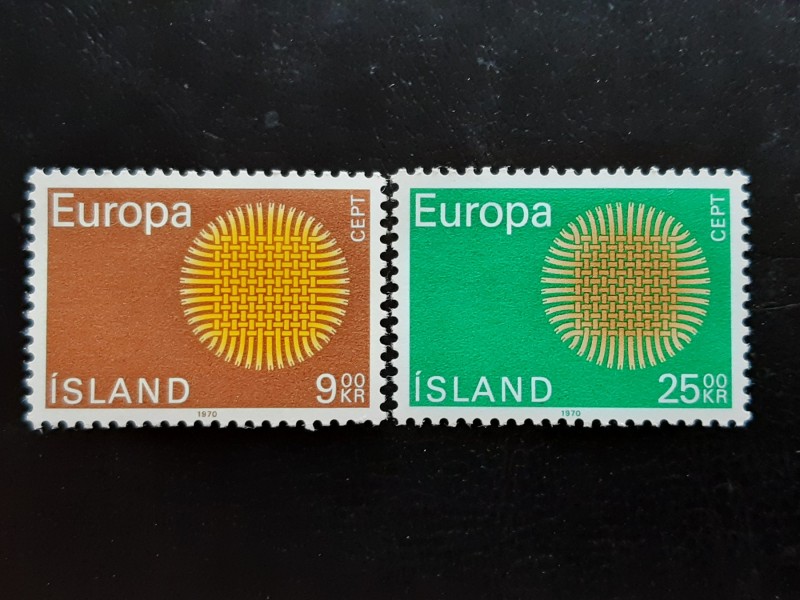 ISLAND 1970 CEPT