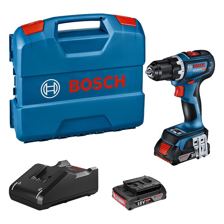 Bosch GSR 18V-90 C aku. bušilica odvrtač; 2x2 Ah