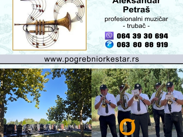 Zvanični duvački pogrebni orkestar muzika za sahrane Srbija