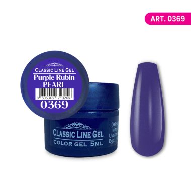 CLG Color gel Purple Rubin PEARL 5ml art.0369