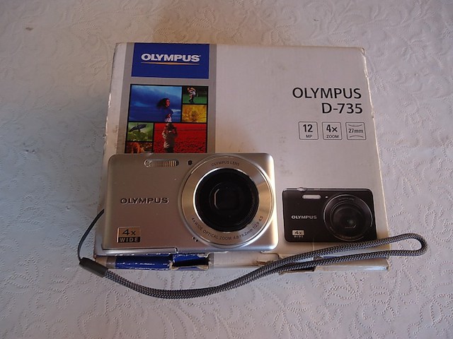 Olympus D-735 Digital Camera 12MP 4x  Zoom - Srebrni!