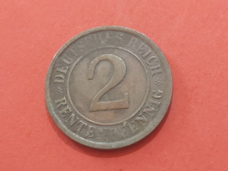 Nemačka - 2 renten pfennig 1924 god