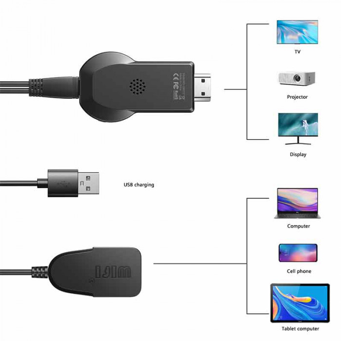 XO-GB012 BEZICNI HDMI CRNI