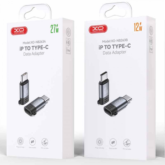 XO-NB263A OTG ADAPTER IPHONE U TYPE-C 27W