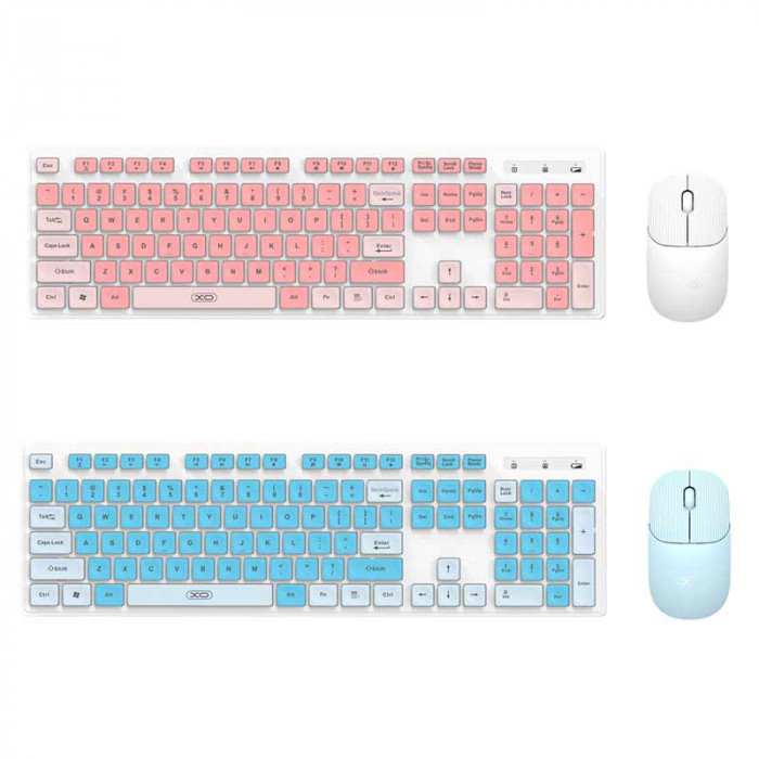 XO-KB05 BEZICNA TASTATURA SA MISEM ROZE