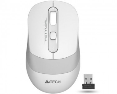 A4 TECH FG10 FSTYLER Wireless USB beli miš