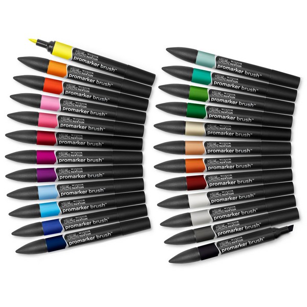 Winsor&Newton W&N BRUSHMARKER X24 STUDENT DESIGNER SET