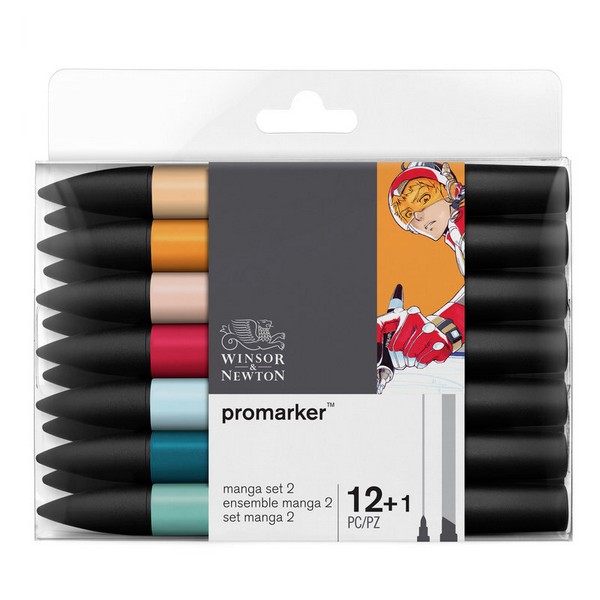 Winsor&Newton W&N PROMARKER 12+1 MANGA EXPANSION 2