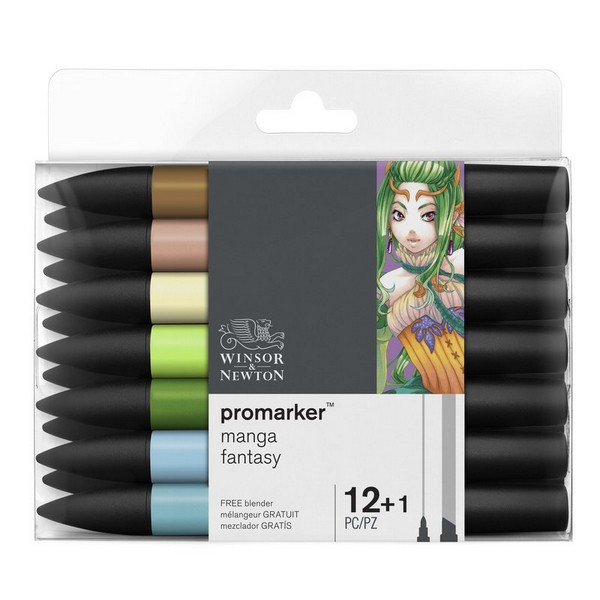 Winsor&Newton W&N PROMARKER 12+1 MANGA FANTASY