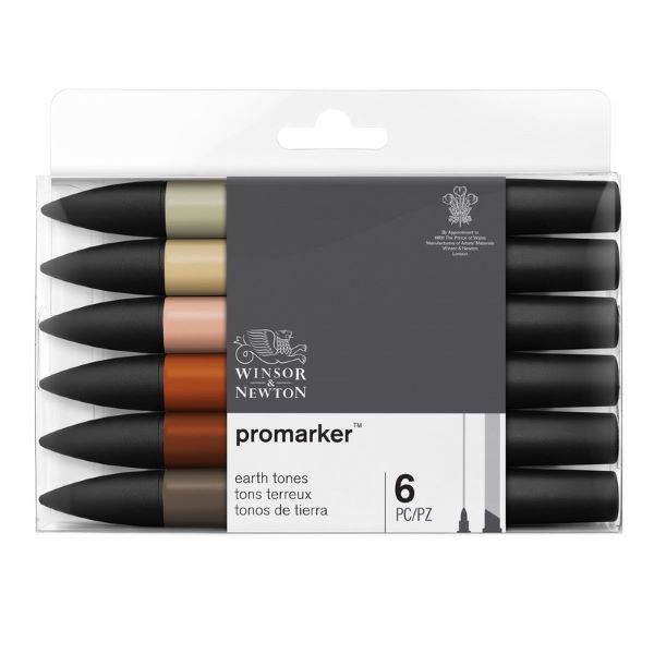 Winsor&Newton WN PRM 6 EARTH TONES