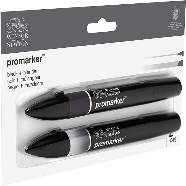 Winsor&Newton WN PRM BLACK + BLENDER