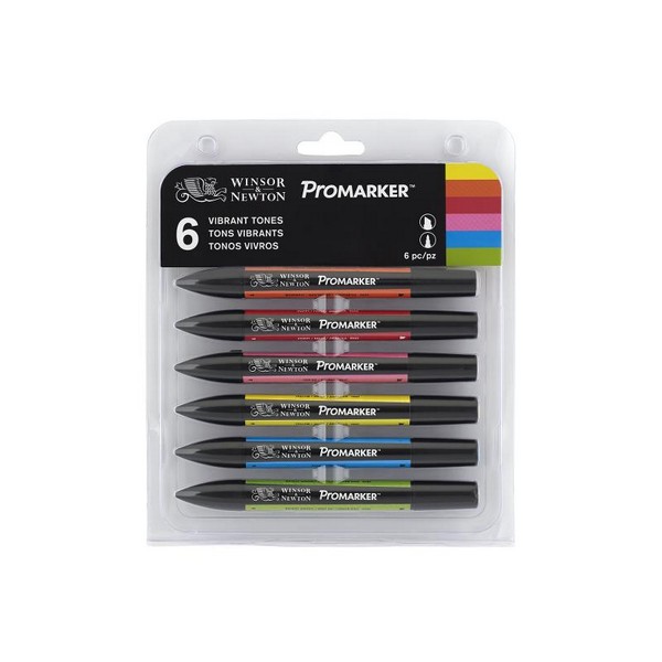 Winsor&Newton WN PROMARKER 6 VIBRANT TONES