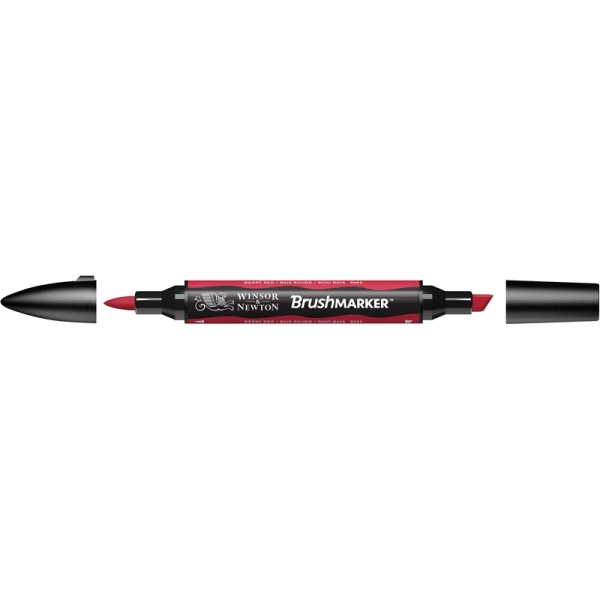 Winsor&Newton WN BRUSH MARKER BERRY RED