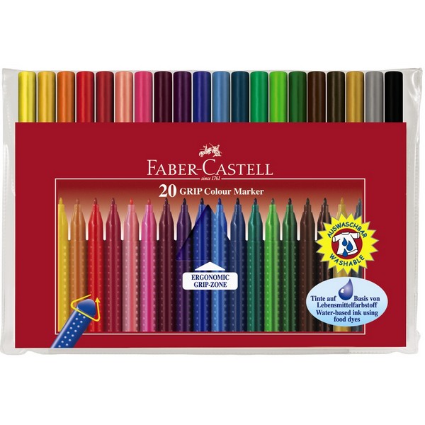 Faber-Castell FC FLOMASTER SKOLSKI 1/20 155320 GRIP