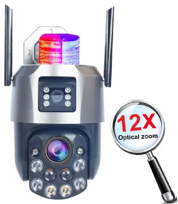 CAM-IP6MP-EP5-12X ZOOM GMB kamera 6 mpix microSD iCSee xmeye pro Two-way PTZ ip66,2x3.6mm*(7279)