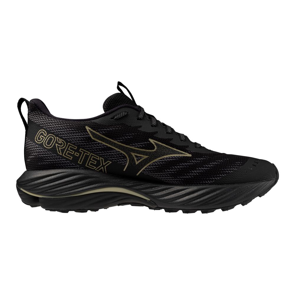 Mizuno WAVE RIDER GTX 2, muške patike za trčanje, crna