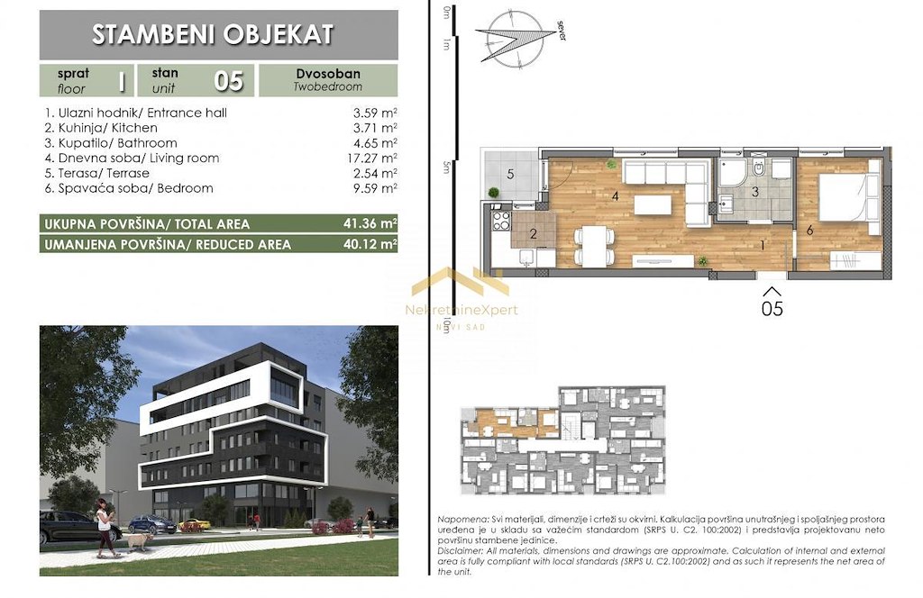 Izgradnja-Jednoiposoban stan sa PDV-om