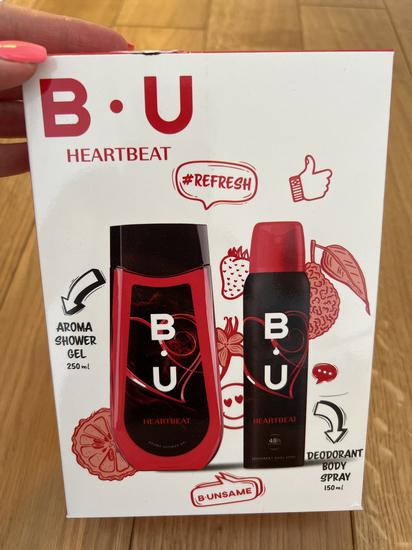 BU Heartbeat set (deo u spreju + gel za tuširanje)