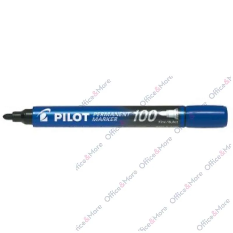 PILOT MARKER PERMANENTNI OBLI PLAVI 100 351111