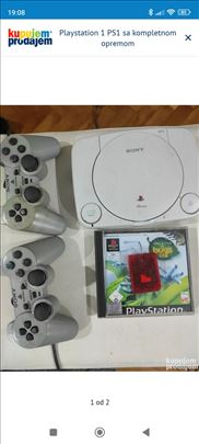 Playstation 1 PS1 sa svom opremom