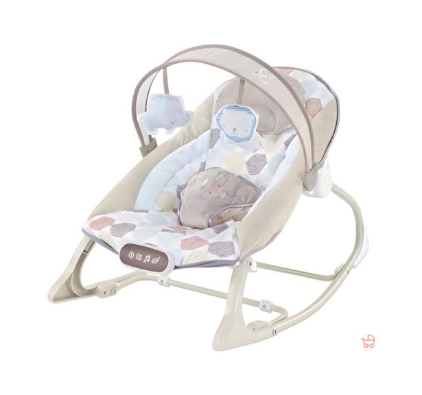 Fitch Baby ležaljka-njihalica za bebe do 18kg-Beige