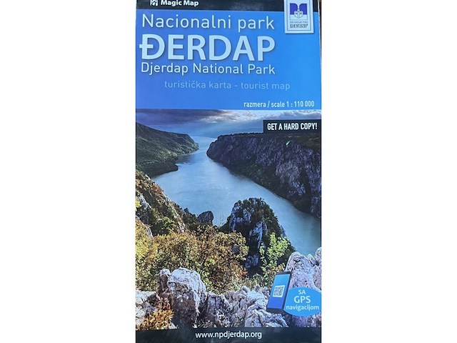 Nacionalni park Đerdap- turistička karta