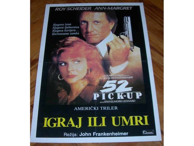 Igraj ili umri (Roy Sheider) - filmski plakat