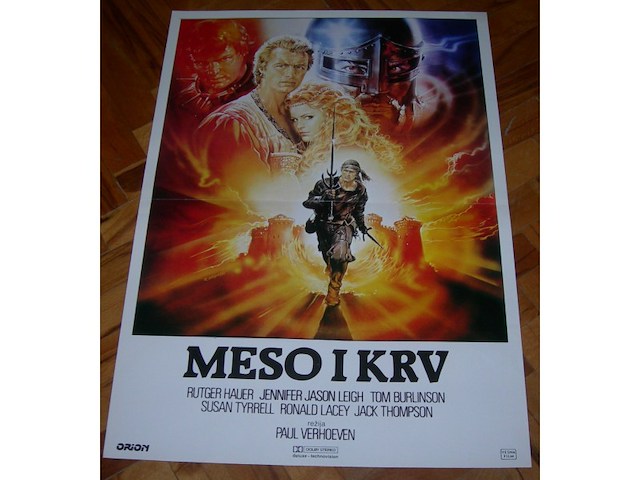 Meso i krv (Paul Verhoeven) - filmski plakat