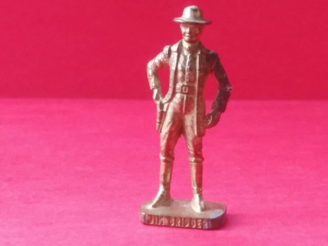 Kinder - Scame - Jim Bridger - metalna figurica