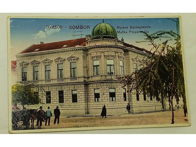 Kraljevina-Sombor-Muška Preparadija-poslata 1936.