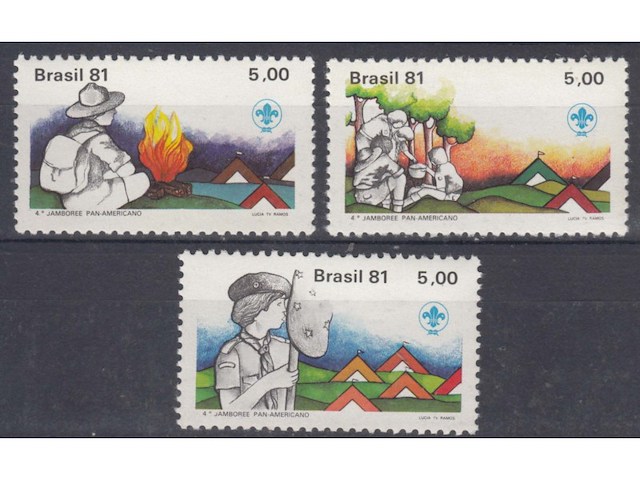 Brazil 1981 Izviđači serija **