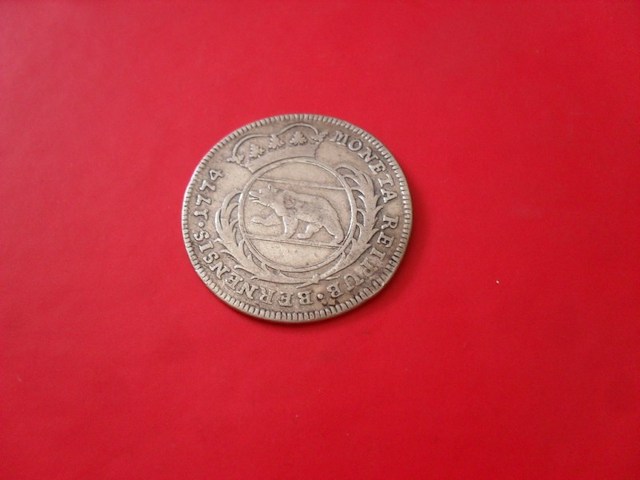 1/4 Thaler SWITZERLAND - CANTON OF BERN 1774.